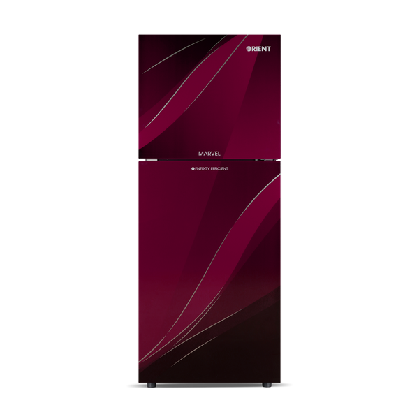 Orient Refrigerator Double Door - 260 Marvel (Glass Door)